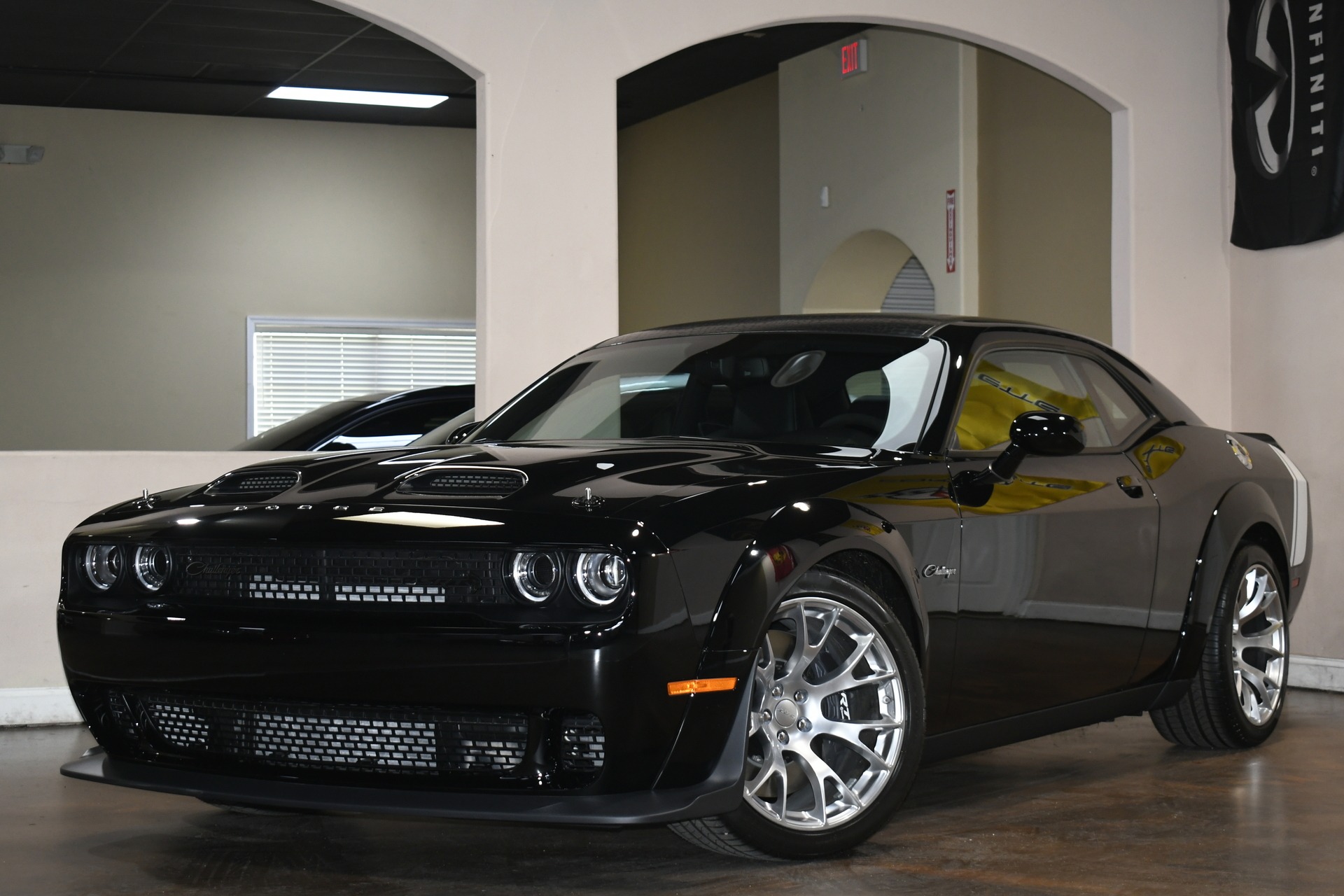Black Dodge Challenger Hellcat